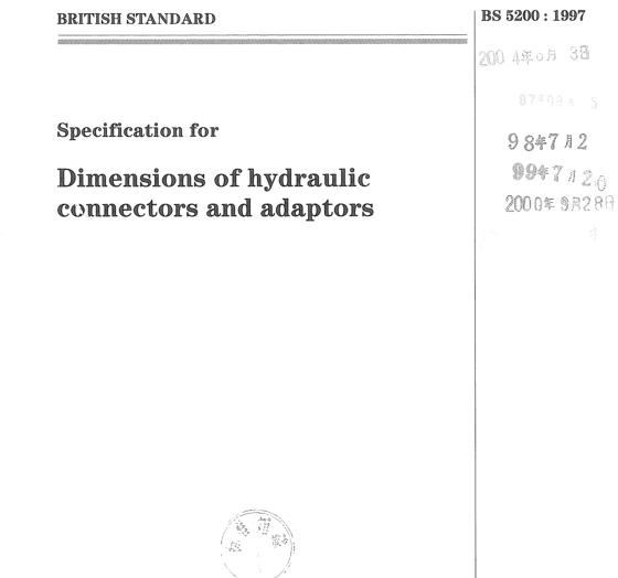Norme ISO 8434 6 vs BS 5200 pdf - Connaissances - Usine de montage ...